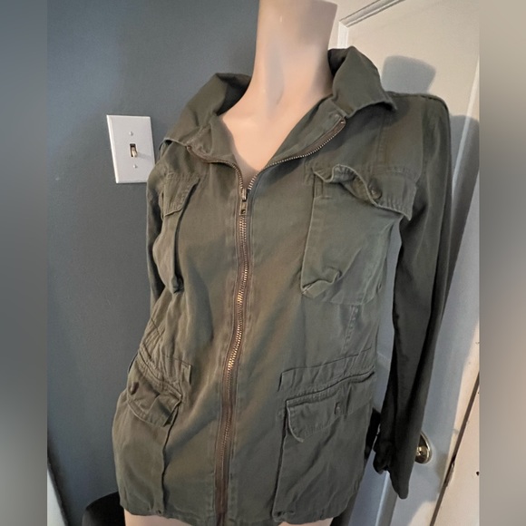 Bar III | Jackets & Coats | Army Green Utility Jacket | Poshmark